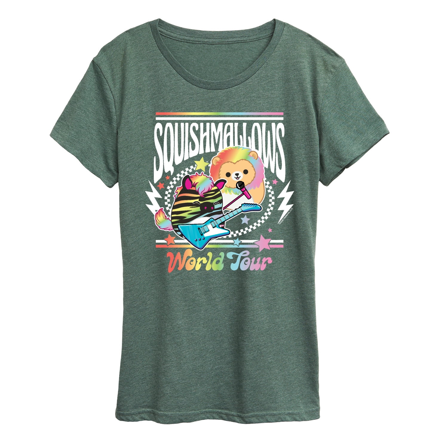 Squishmallows - World Tour - Women's Short Sleeve Graphic T-Shirt ...