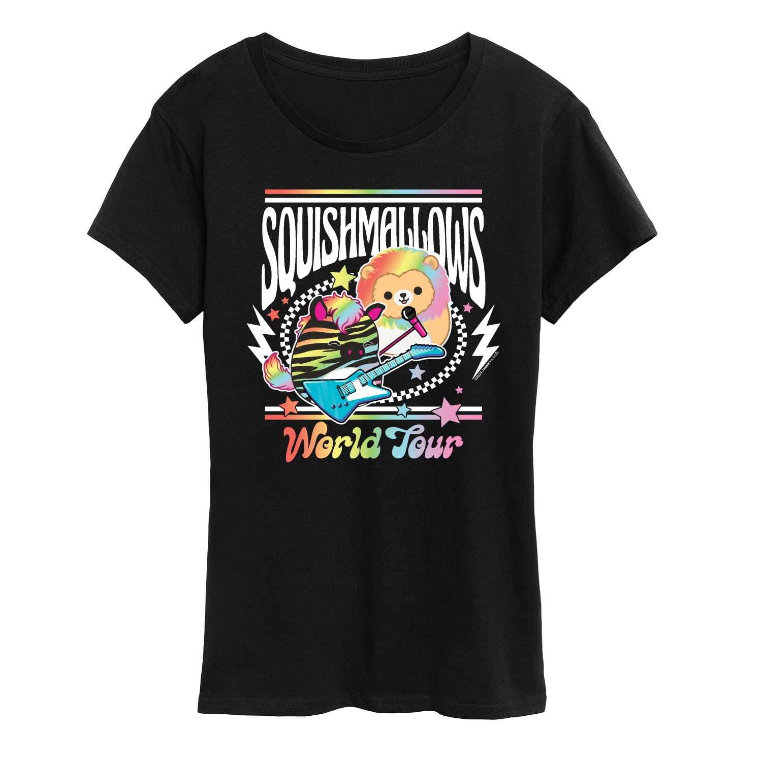 Squishmallows - World Tour - Women's Short Sleeve Graphic T-Shirt ...