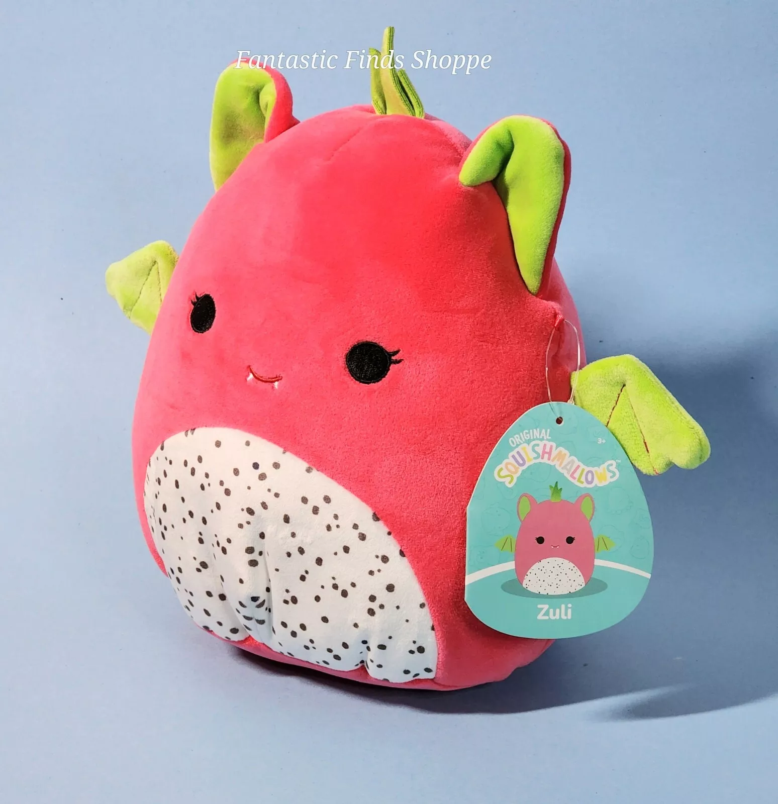 Squishmallows Zuli the Dragonfruit Bat 8" NWT Food Hybrid Crossover ...