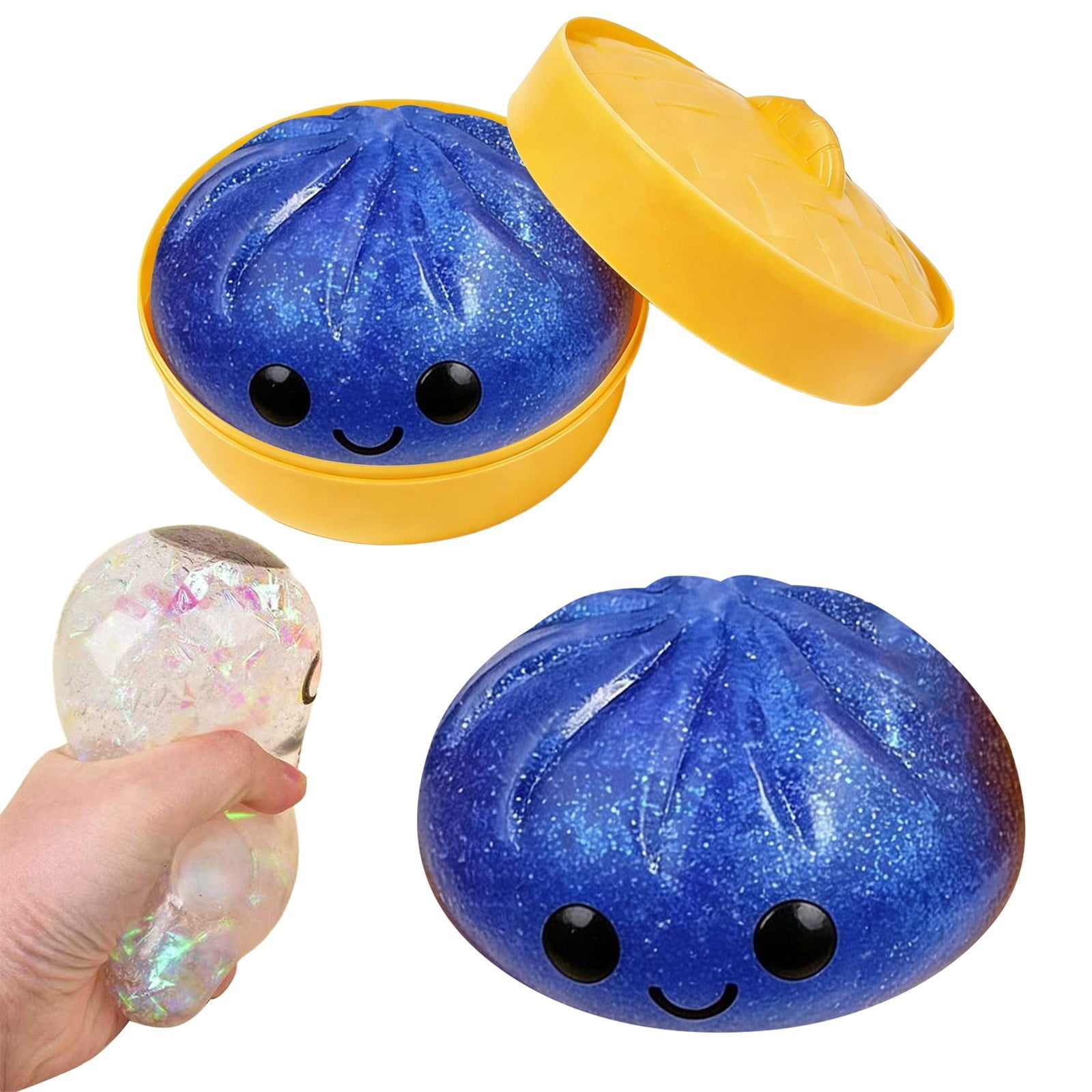 Squishy Dumpling Mystery,Bao Bun Squishy,Rare Glitter Dumpling Squishy ...
