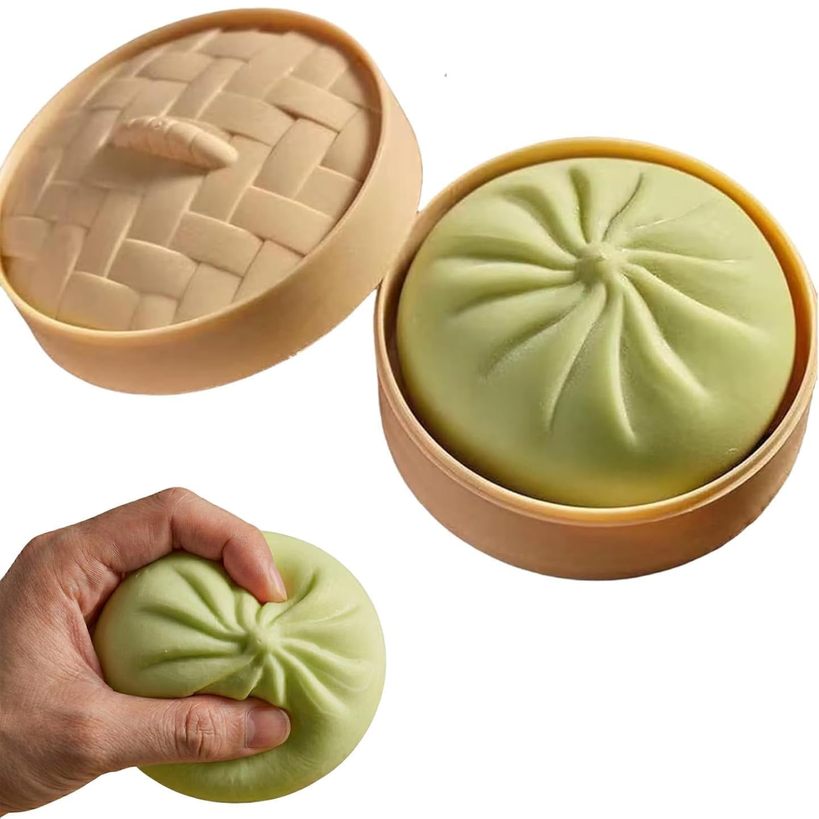Squishy Dumplings Stress Ball, Squishy Bun Mystery Dumpling, Five Giant ...