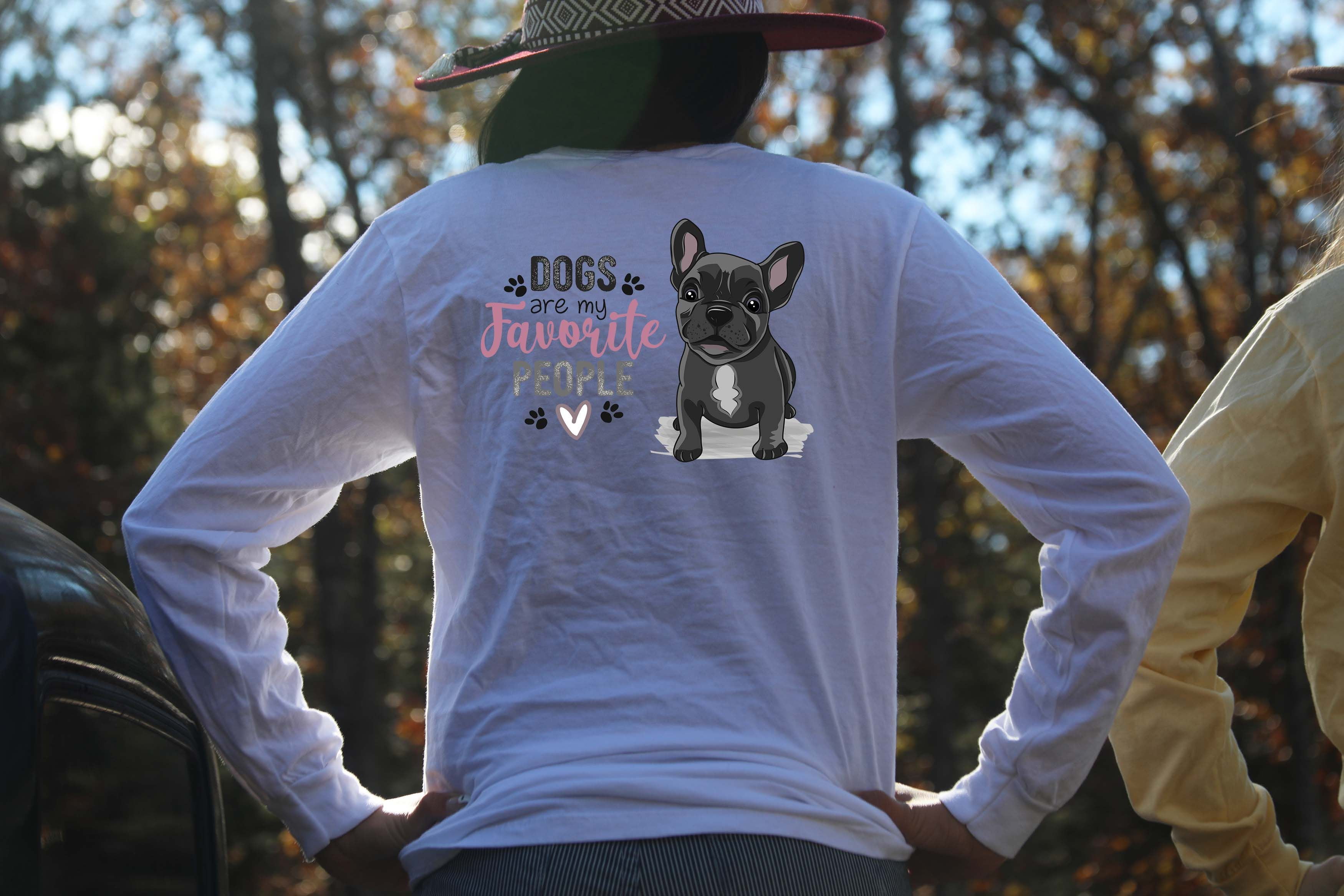 Squishy Faces - Dogs Are My Favorite People Long Sleeve Shirt - Medium ...