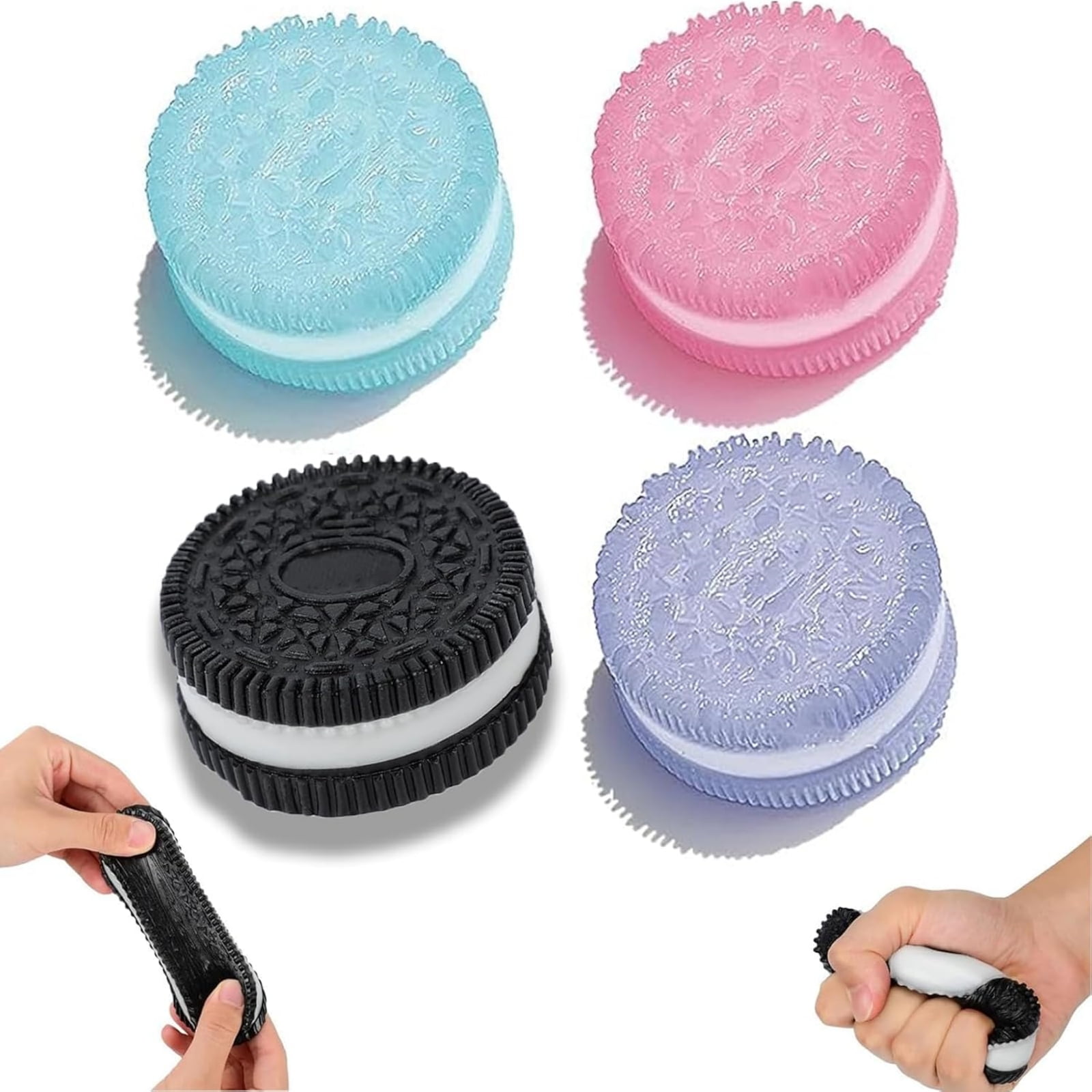 Squishy Oreo , Squishy Stress Relief Toy, Pinching Biscuits Simulation ...