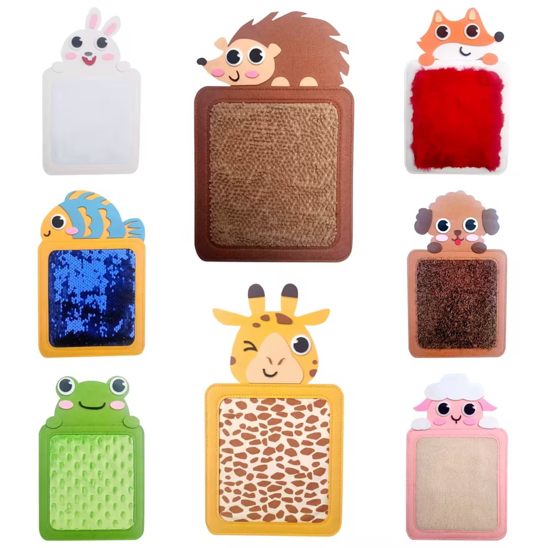 Squishy Sensory Toys for Kid,Sensory Mini Mats for Kids Assorted ...