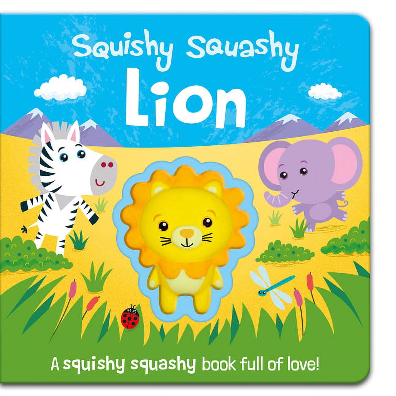 Squishy Squashy Books Squishy Squashy Lion, (Board Book) - Walmart.com