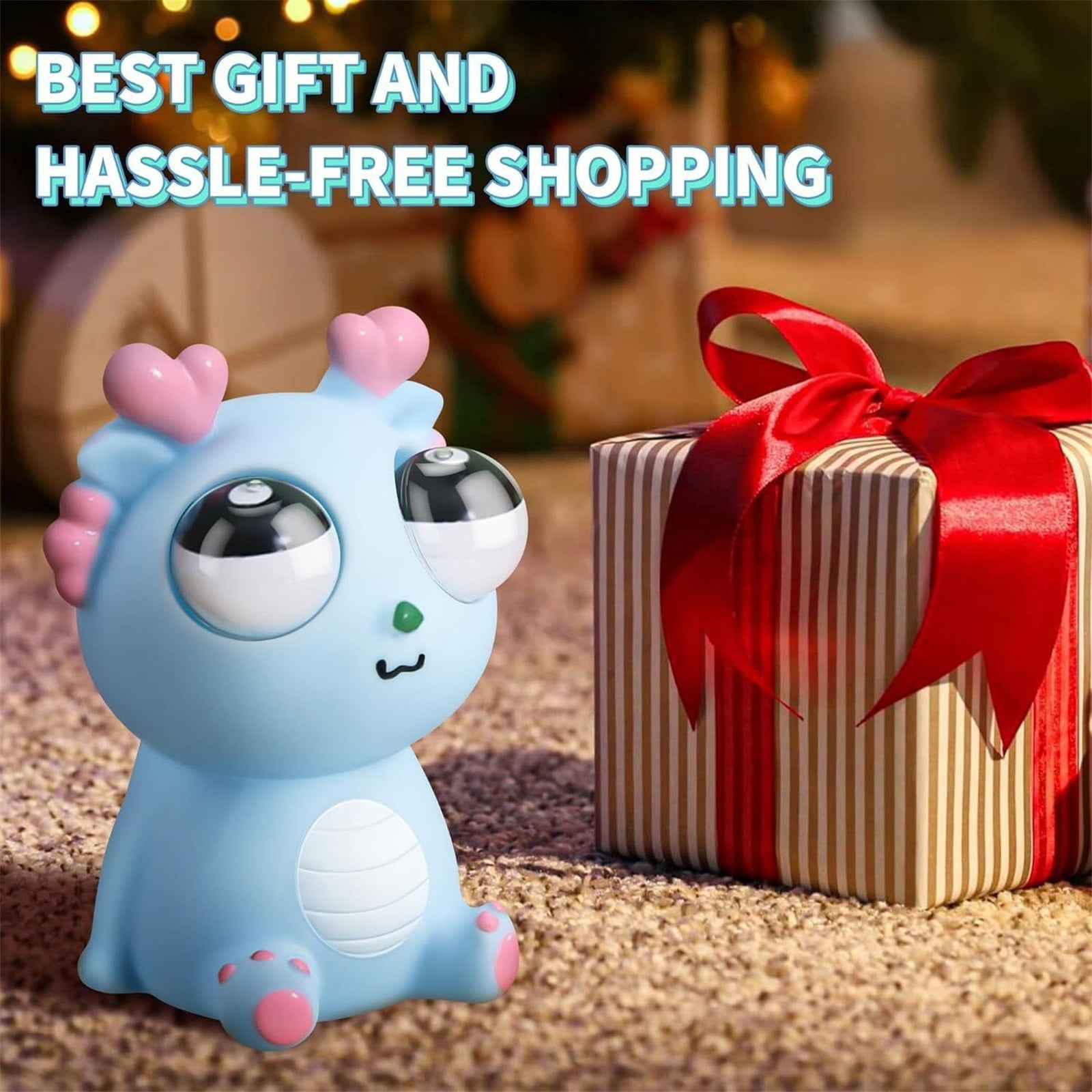 Squishy Toy Eye Popping Out Stress Relief Cute Dragon Toy4ml - Walmart.com