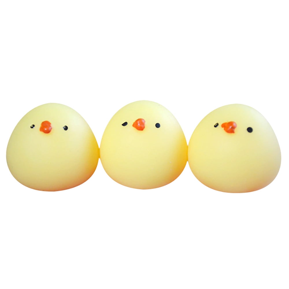 Squishy Toy Stress Balls Mini Squishy Cute Yellow Chicks Squeeze ...