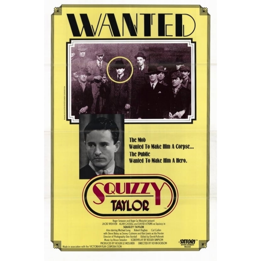 Squizzy Taylor Movie Poster (11 x 17) - Walmart.com