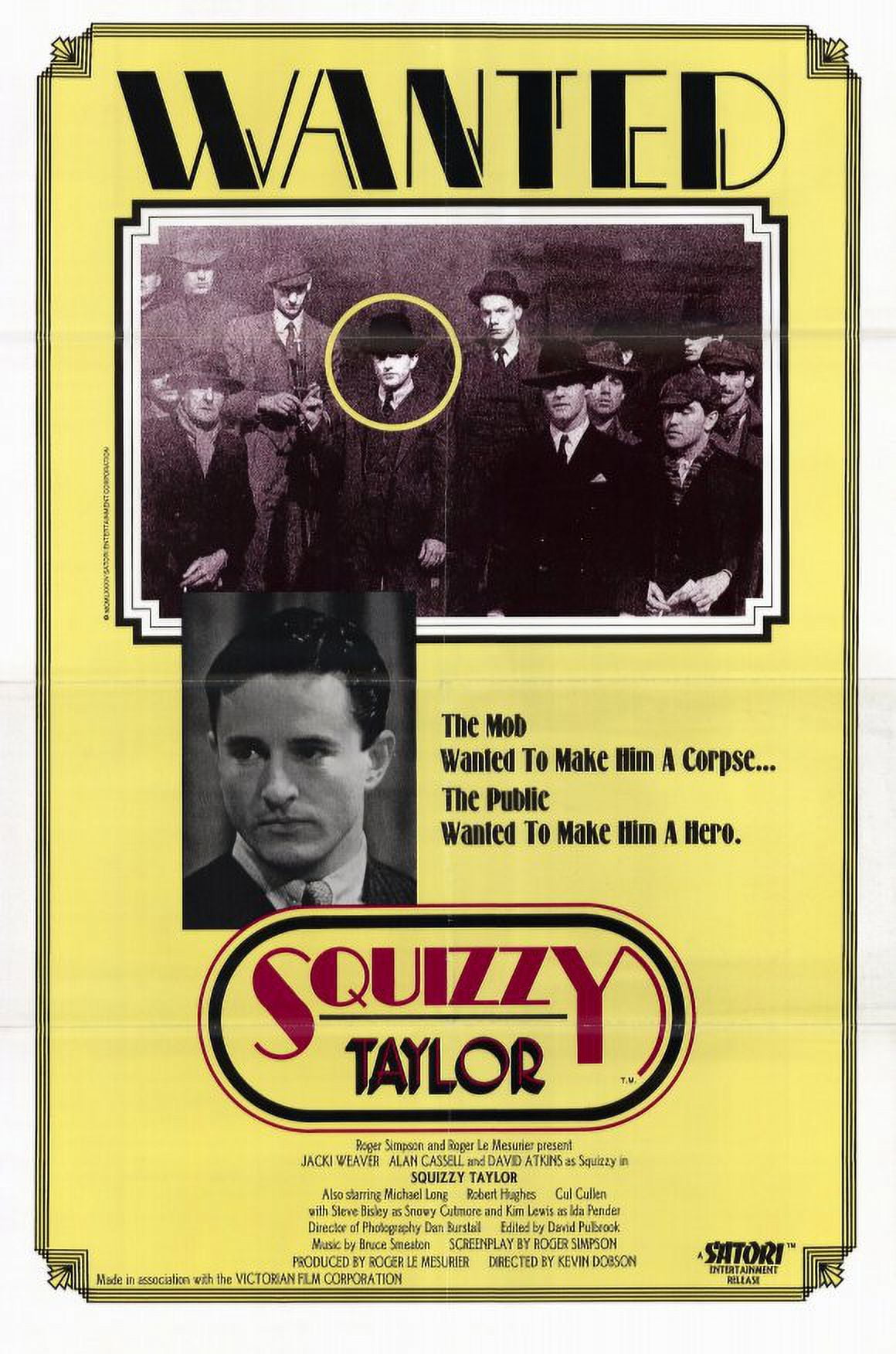 Squizzy Taylor - movie POSTER (Style A) (11" x 17") (1982) - Walmart.com