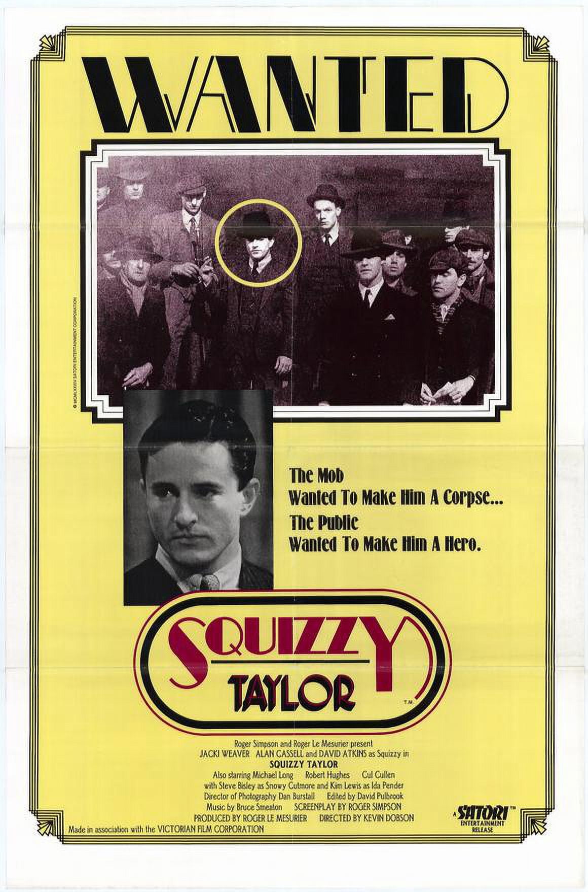 Squizzy Taylor - movie POSTER (Style A) (27" x 40") (1982) - Walmart.com
