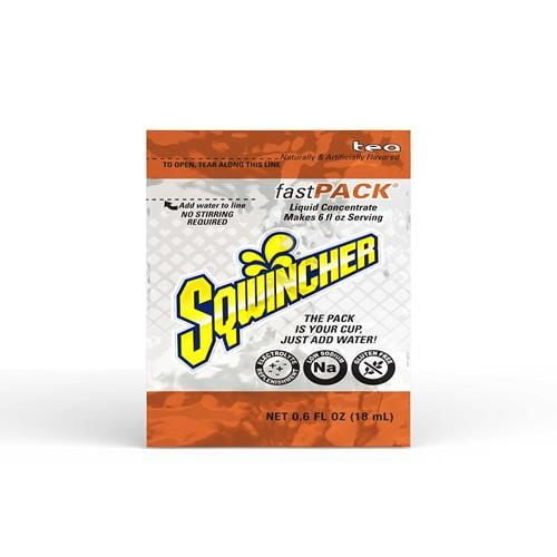 Sqwincher Fast Pack Liquid Concentrate, Tea, .6 Fl Oz (4 Packs Of 50 ...