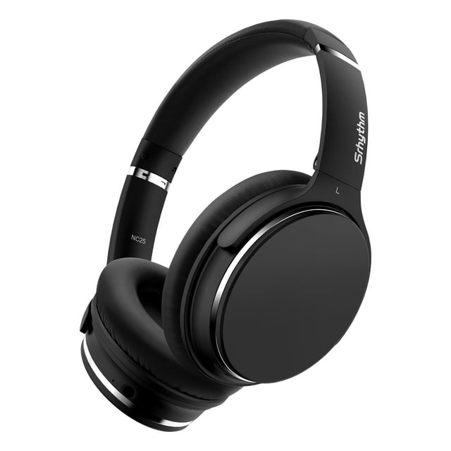 Srhythm NC25 Noise Cancelling Stereo Headphones Bluetooth 5.3, ANC ...