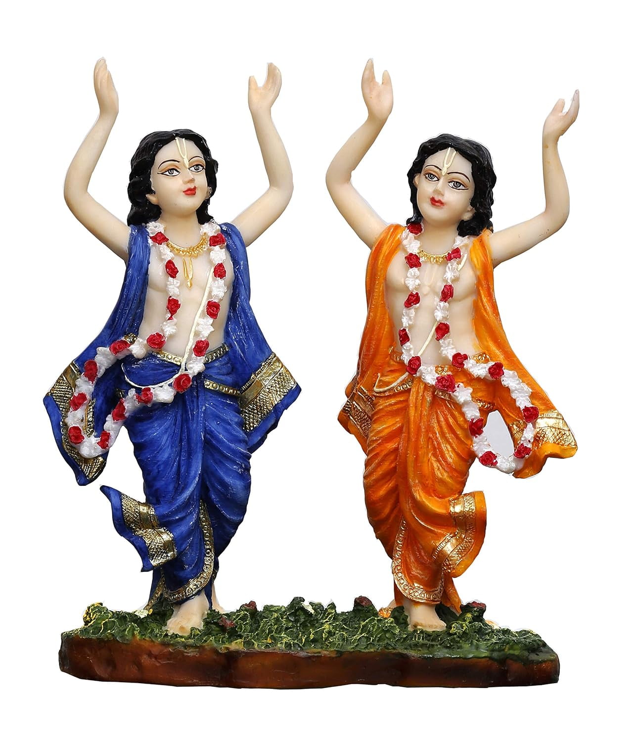 Sri Krishna Culture- Big Dancing Gaur Nitai-Hindu God and Goddess Idol ...