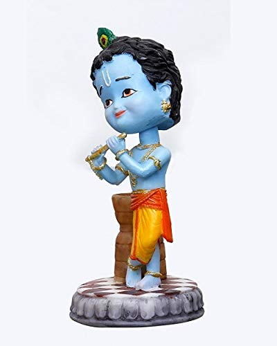 Sri Krishna Cultureâ„¢ Hand Crafted Cartoon Natkhat Krishna Murti In ...