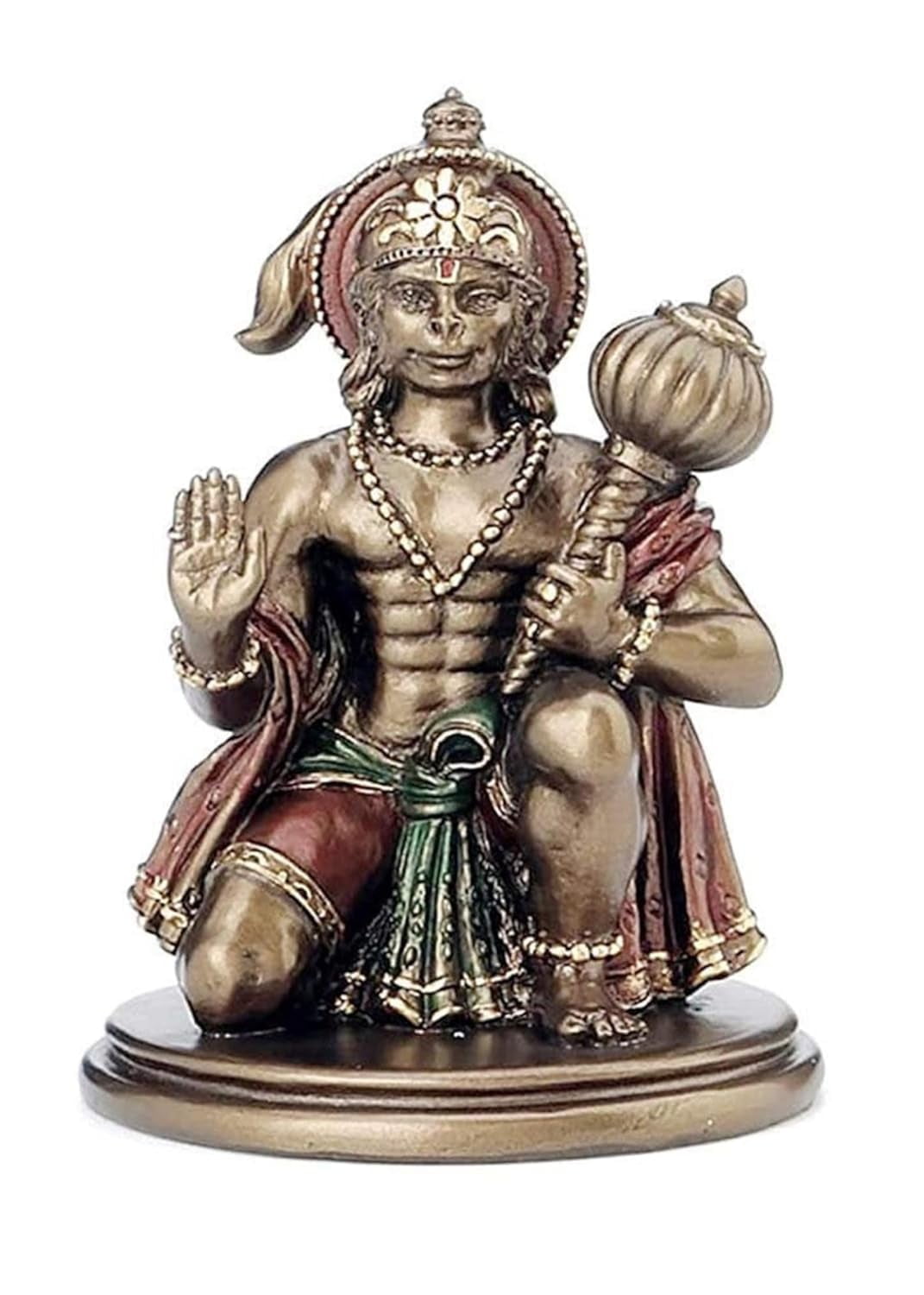 Sri Krishna Culture Small Hanuman Ji Murti/Idol/Statue-Multicoloured,Height-3 Inches,Material ...