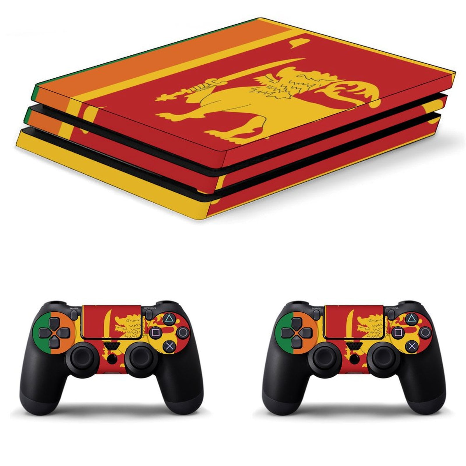 Sri Lanka Flag PS4/PS4 Pro/PS4 Slim Skin Sticker For Console And ...
