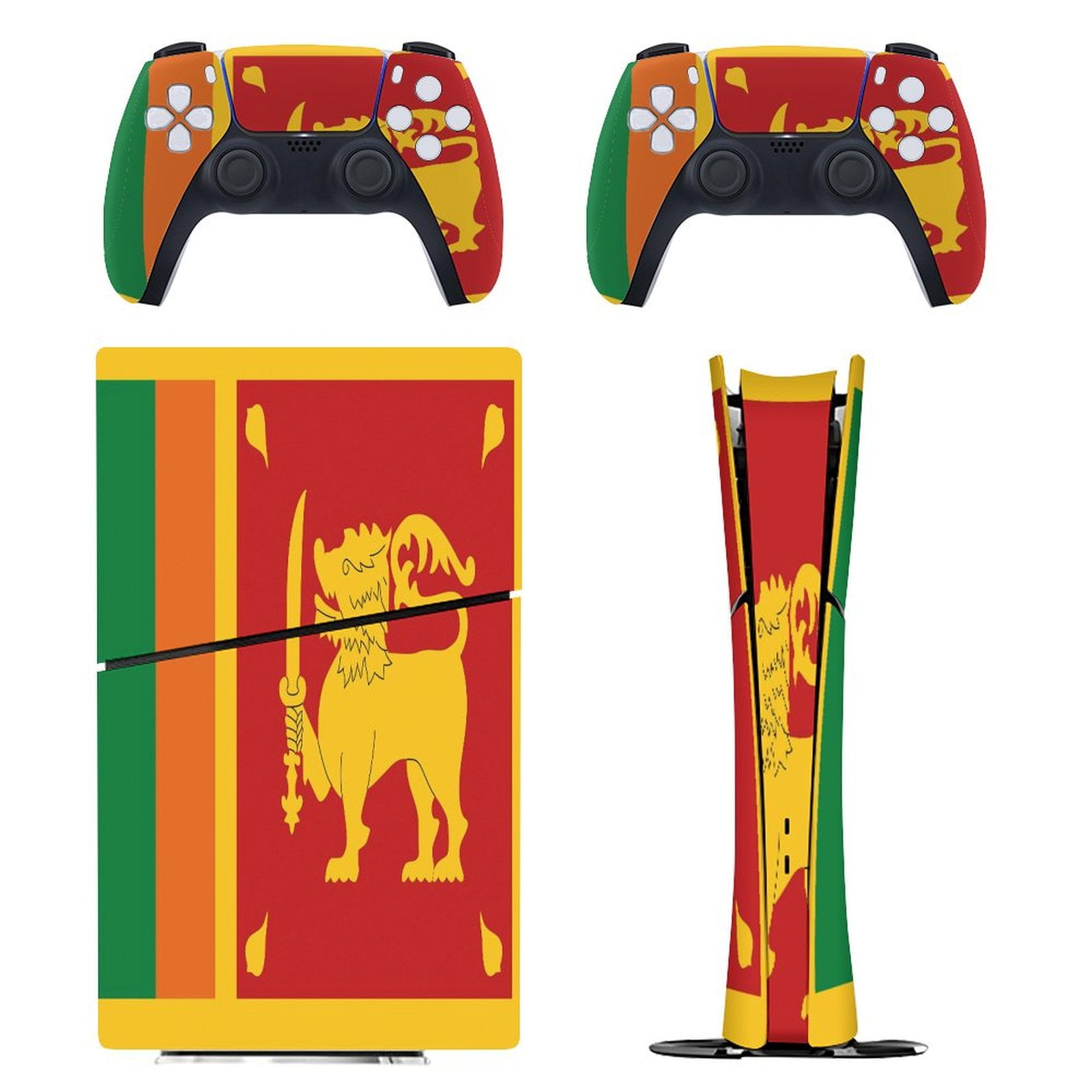 Sri Lanka Flag PS5/PS5 Pro/PS5 Slim Digital Disc Skin Sticker For ...