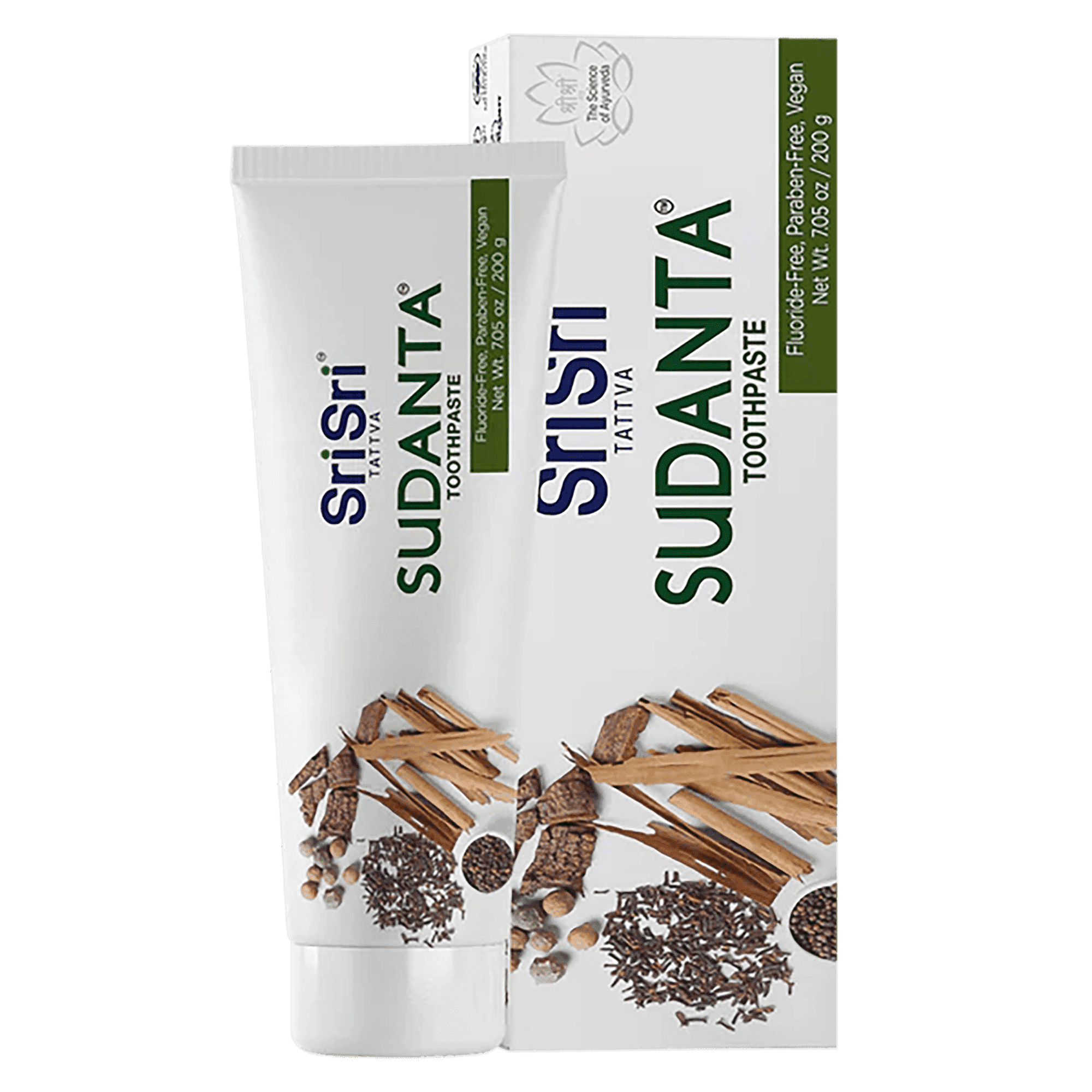 Sri Sri Tattva Sudanta Fluoride-Free Ayurvedic Toothpaste for Oral Care ...