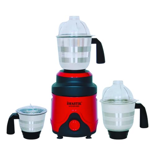 Sri Swastik Kitchen King 1100W Mixer Grinder Powerful 3Jar Set with ...