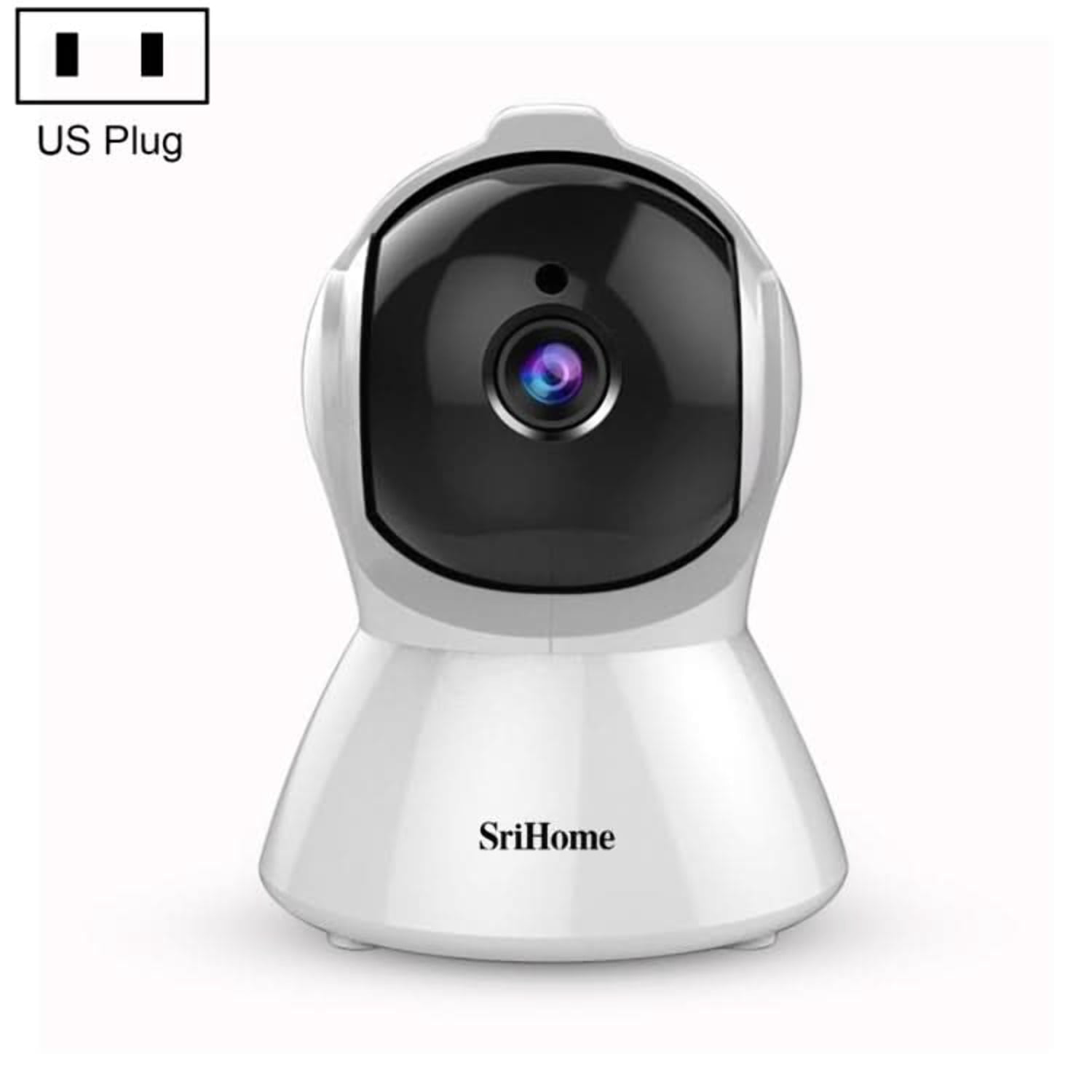 SriHome SH025 2.0 Million Pixels 1080P HD AI Auto-tracking IP Camera ...