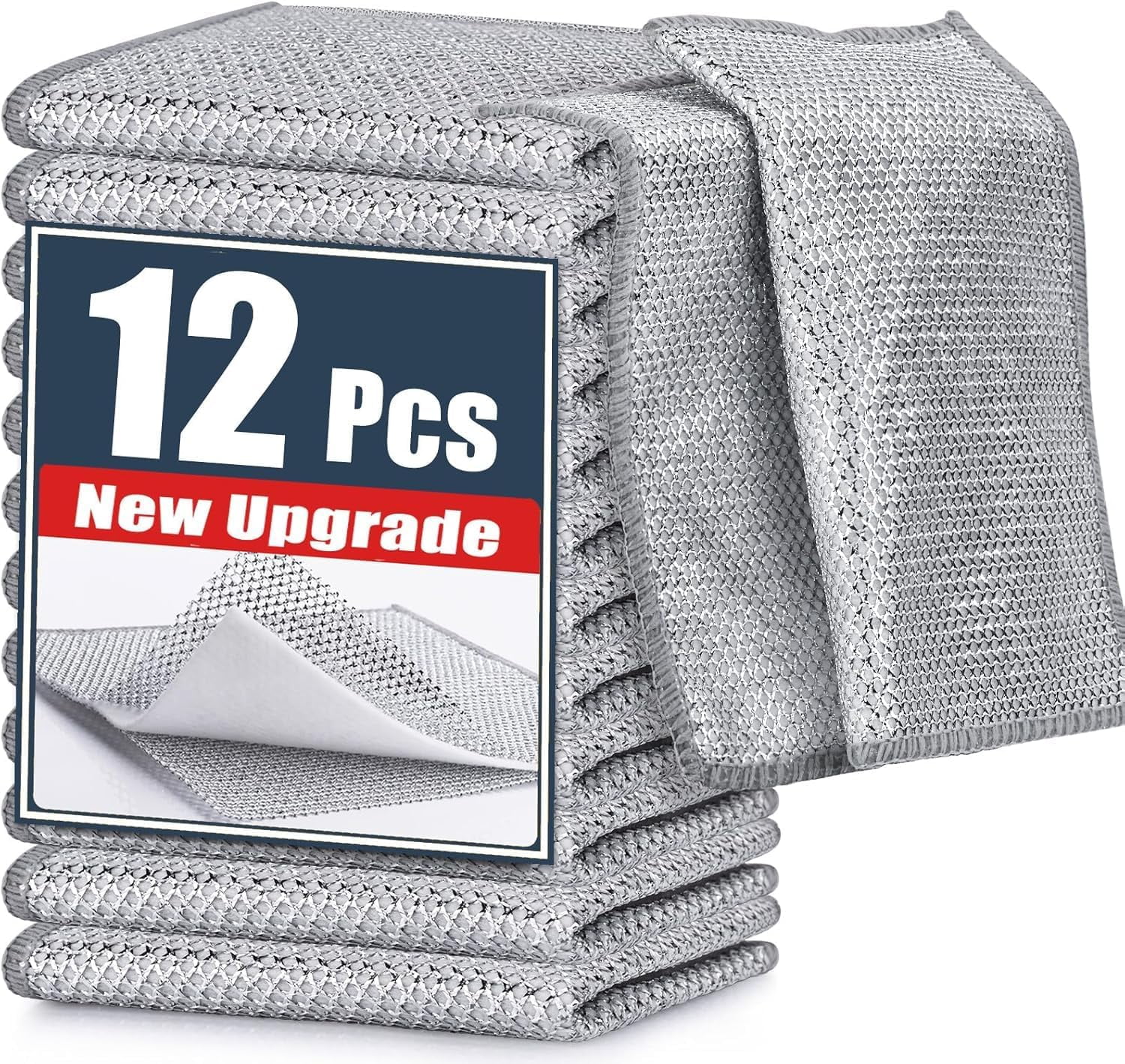 Srika Scrubber for Utensils 12 Pack Steel Wire Non Scratch Dish wash ...