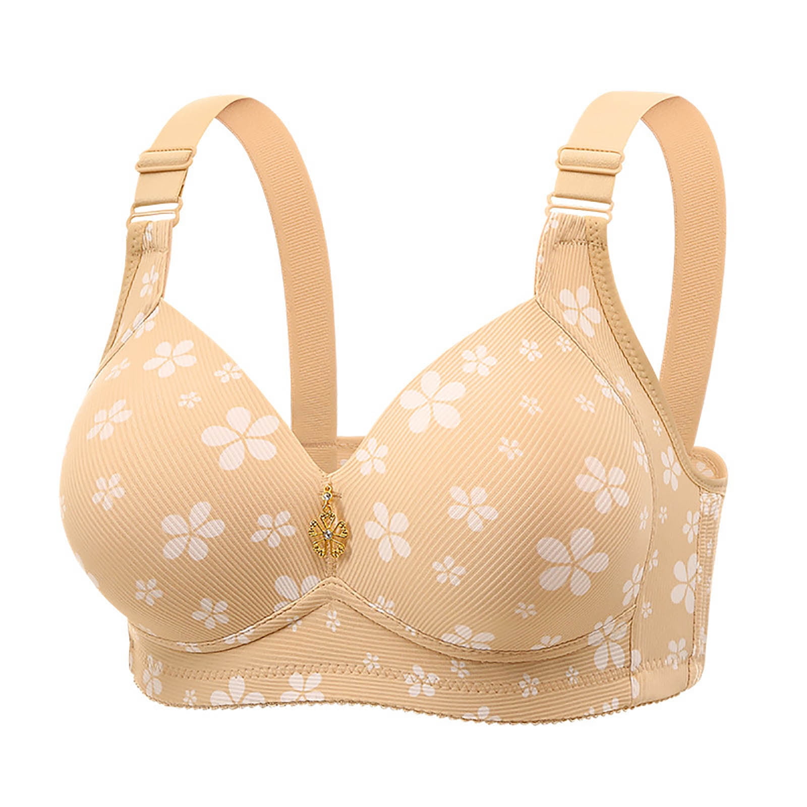 Sriper Bras for Senior Women Plus Size,Supportive Push Up Bralette No ...