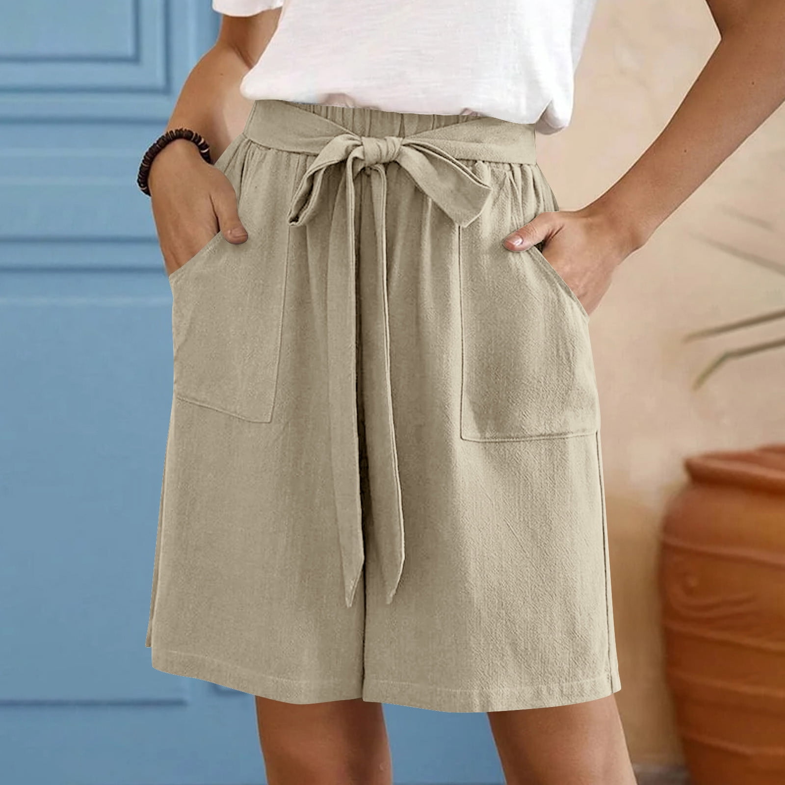 Sriper Longer Shorts for Women Trendy Summer,Workout Yoga Pants Pack ...