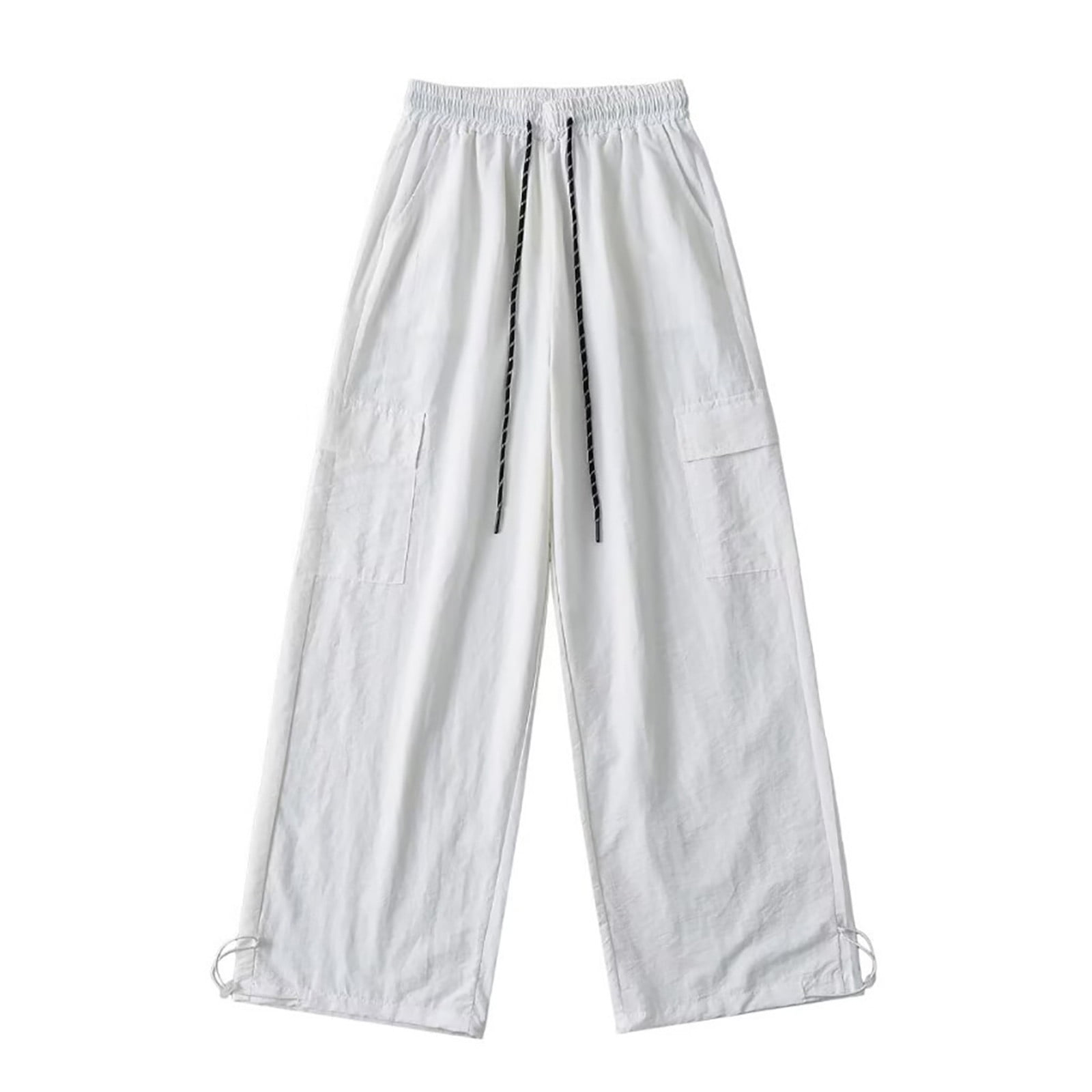 Sriper Pants with Cargo Pockets Drop Crotch with Roomy Pockets Athletic ...