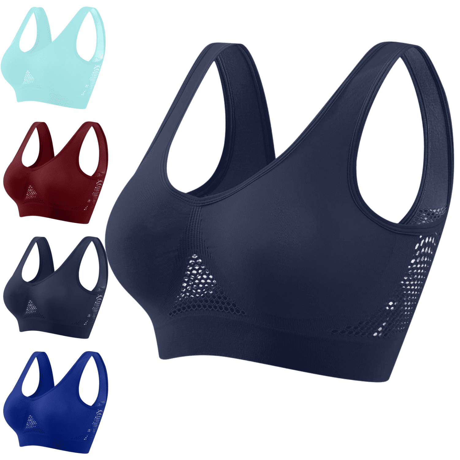 Sriper Sport Bras for Senior Women,Push Up Workout Bralette for Small ...