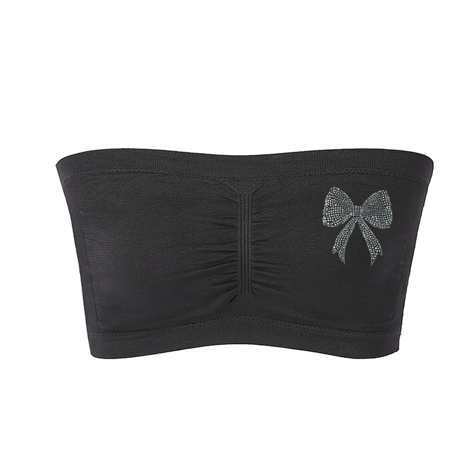 Sriper Tube Tops for Women with Built In Bra Set,Bandeau Bralette Teens ...