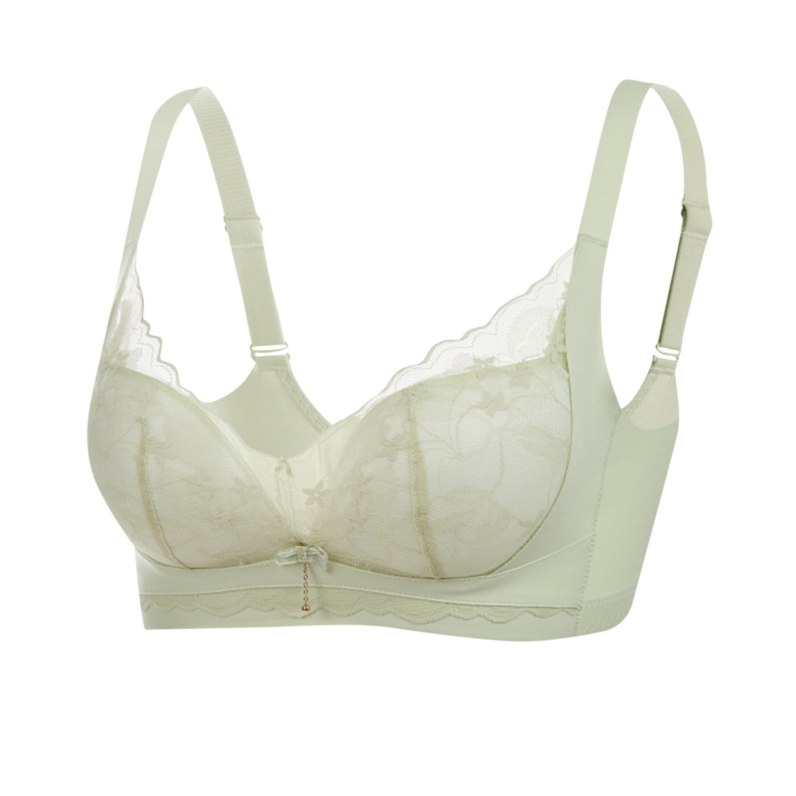 Sriper Women's Underwear and Button Bras Pack,Wireless Front Closure ...