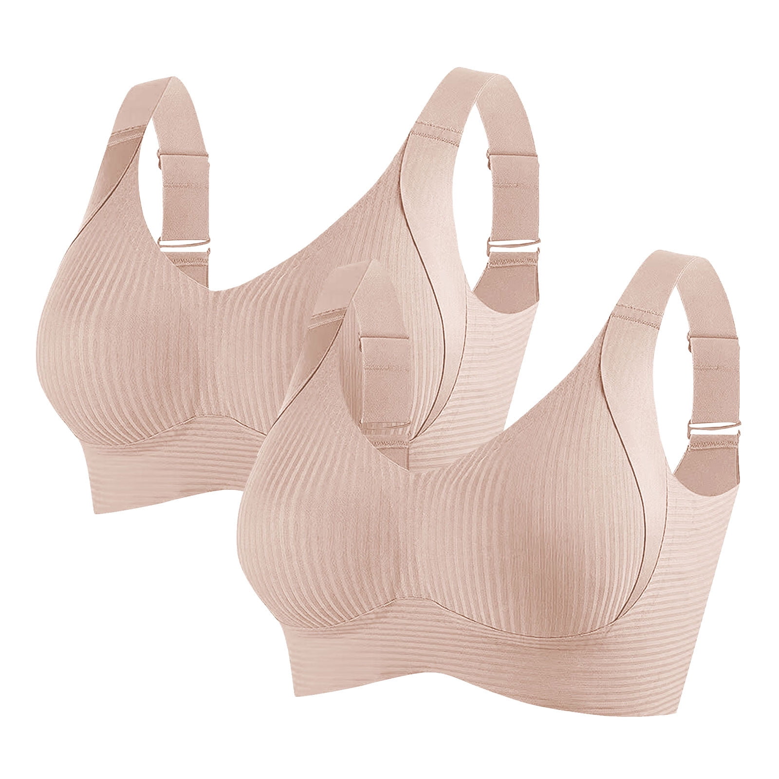 Sriper Women's Underwear and Sport Bras Plus Size 2 Pack,36D Workout ...