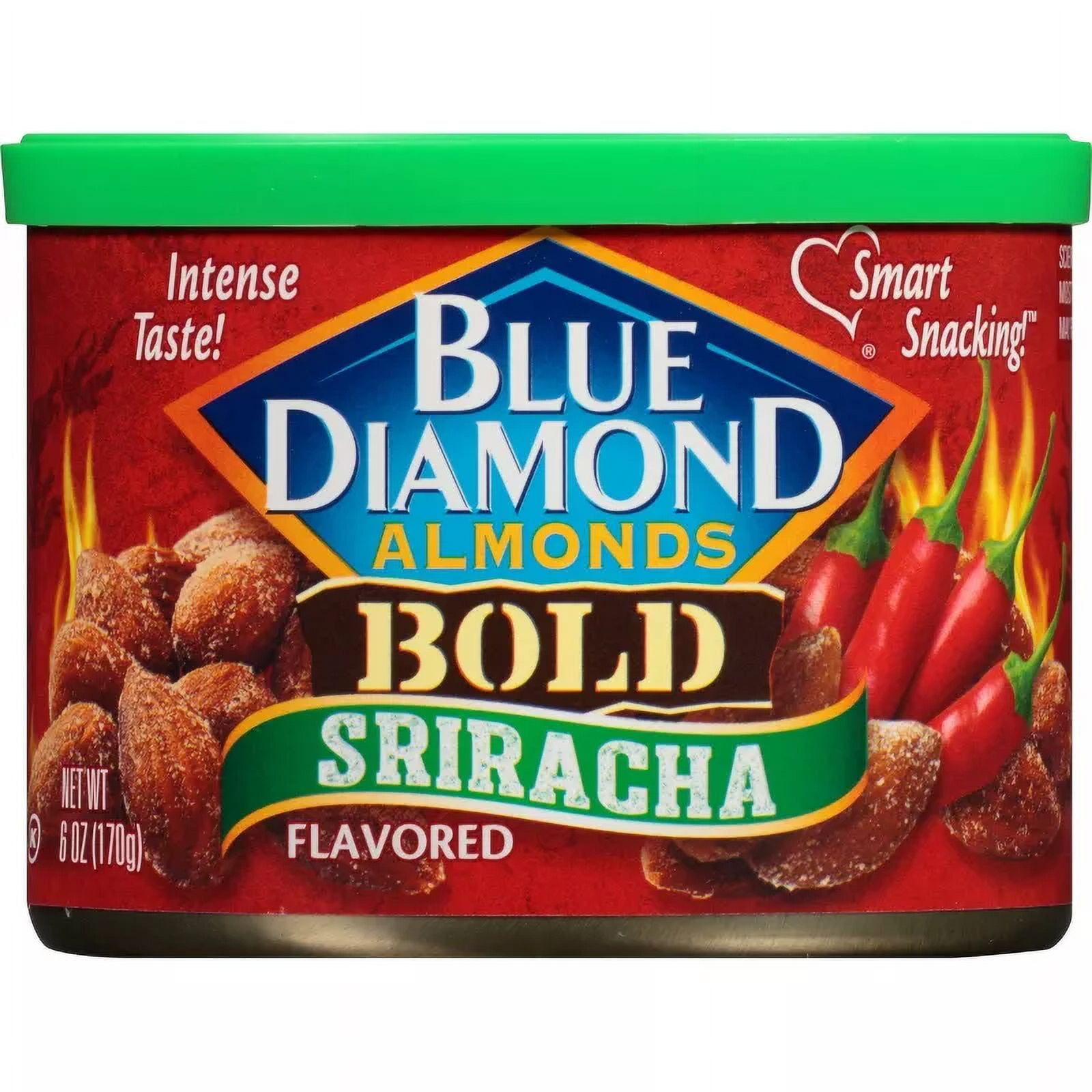 Sriracha Almonds, Blue Diamond 6oz - 1 Pack, Bold Flavor - Walmart.com