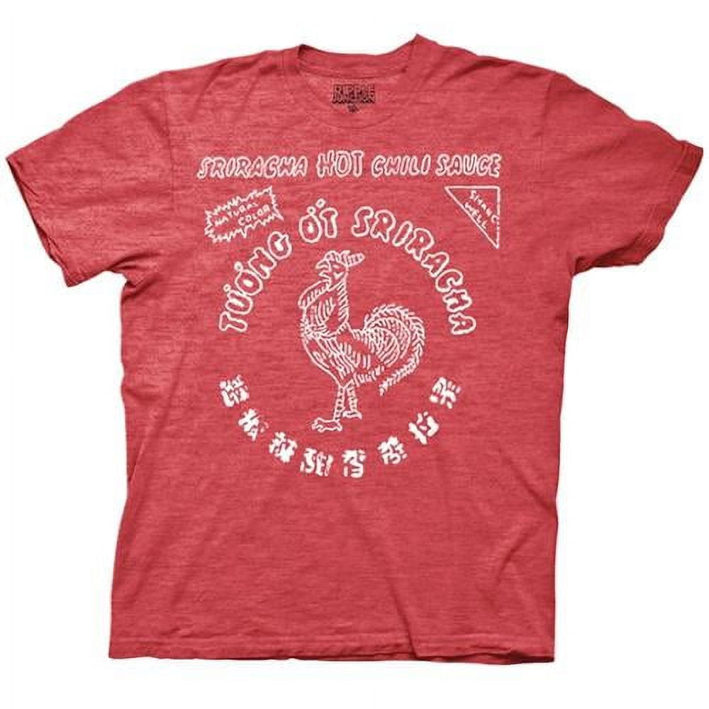 Sriracha Bottle Label Adult T-shirt - Walmart.com