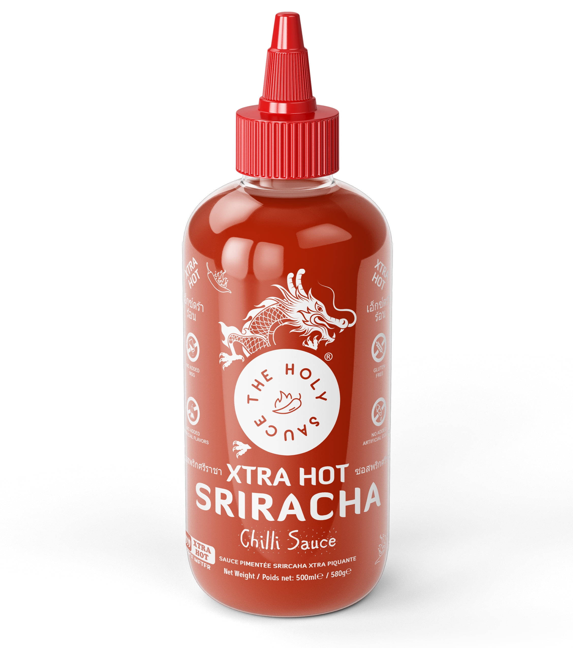 Sriracha Chili Sauce - No MSG, No Artificial Flavors or Colors, Gluten ...