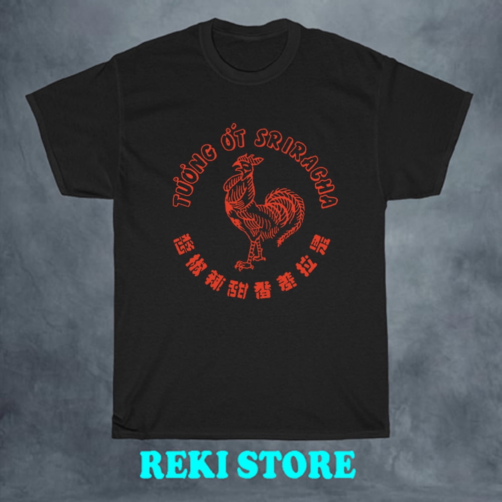 Sriracha Hot Sauce Tuong Ot Sriracha Men's Black T-shirt Size S-5XL ...