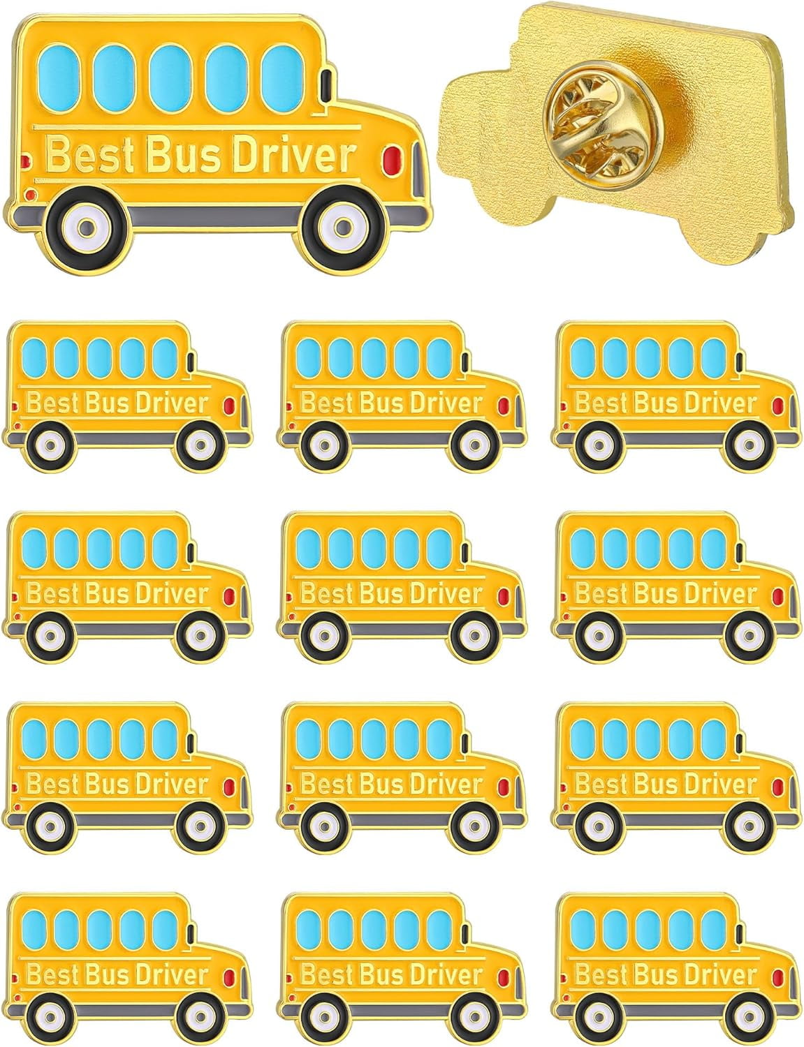 Srix 12 Pcs School Bus Driver Appreciation Gifts Bulk School Bus Driver ...