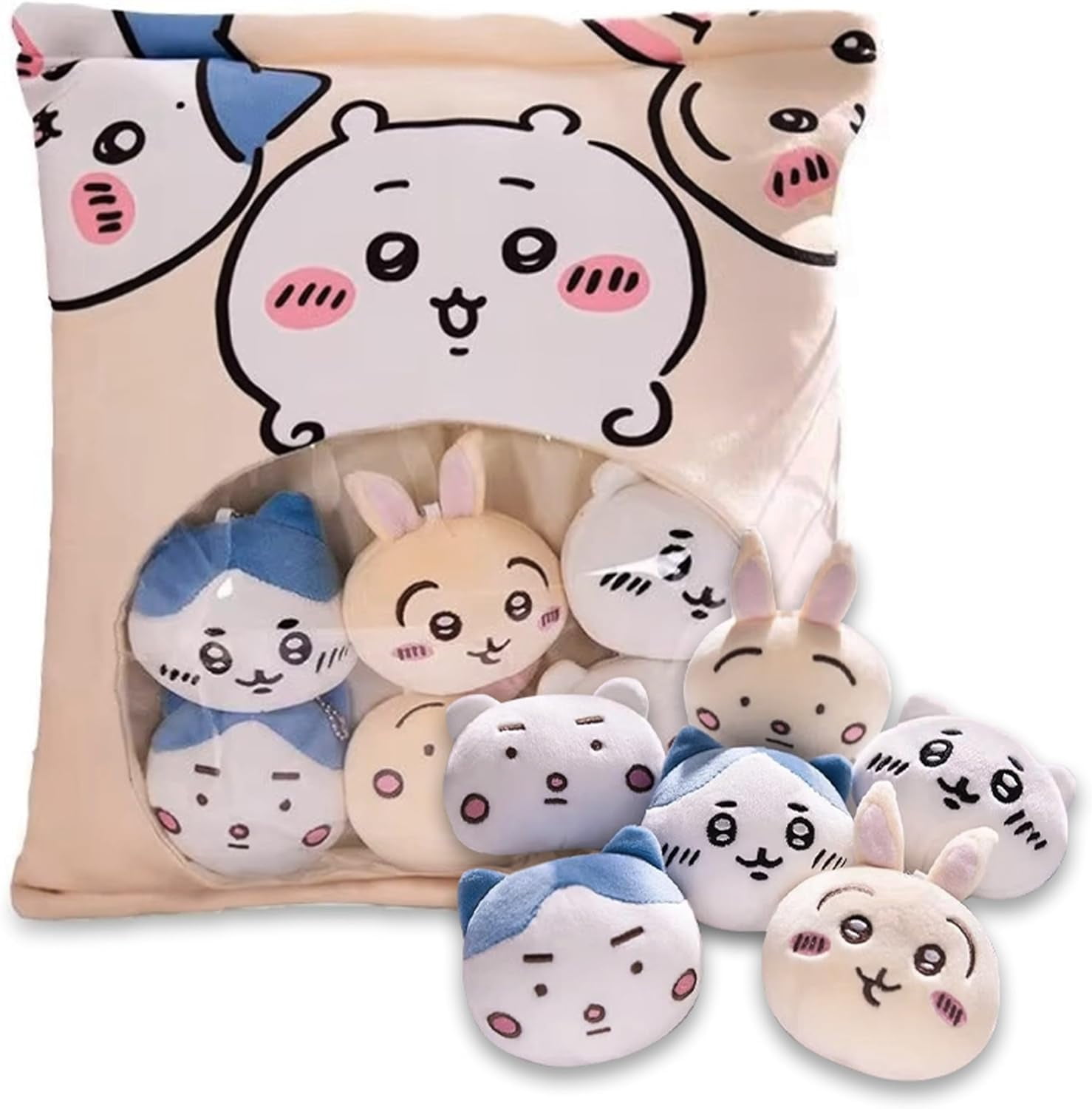 Srix Anime Chiikawa Hachiware Usagi Cute Snack Pillow Full of Fluffy ...