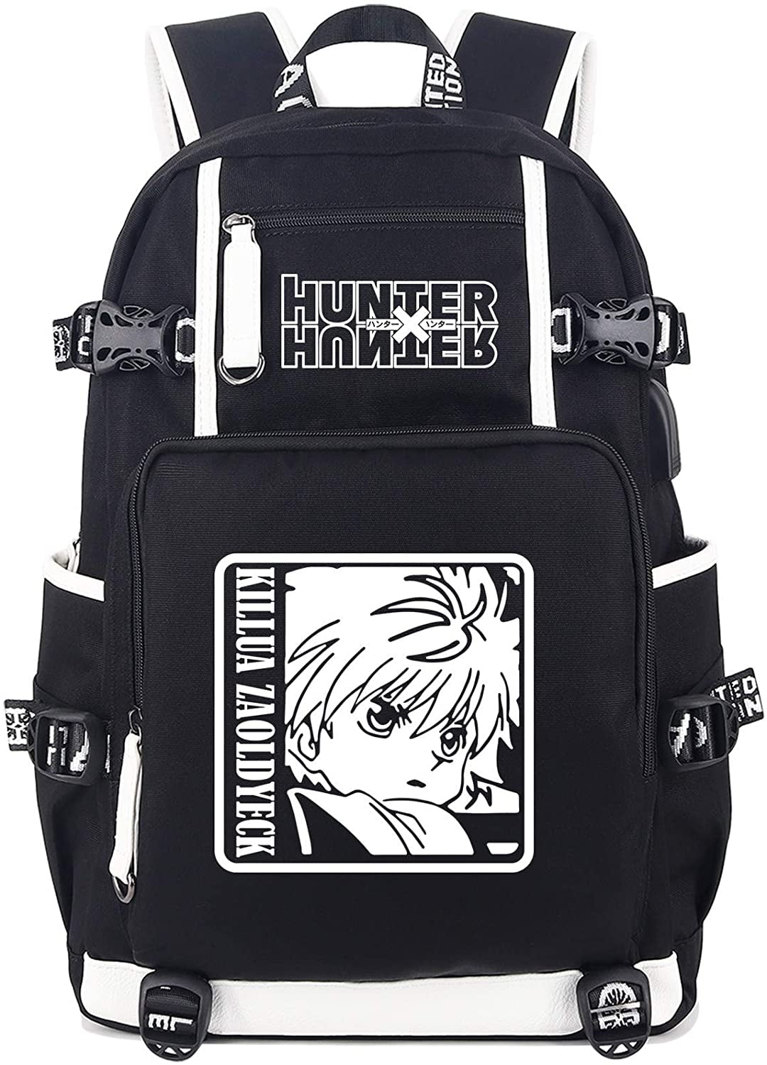 Srix Anime Killua Zoldyck Printed Backpack Luminous Rucksack Laptop ...