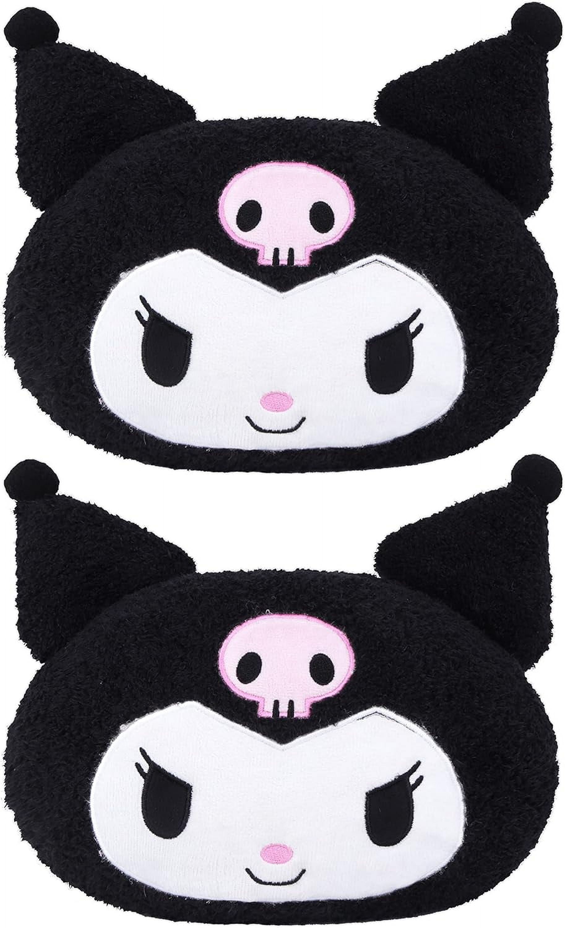 Srix Anime Kuromi Cartoon Car Neck Pillow 2 Pcs Plush Auto Head Neck ...