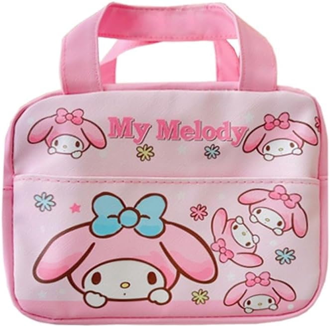 Srix Anime My Melody Lunch Bag for Work Reusable Insulated Lunch Box ...