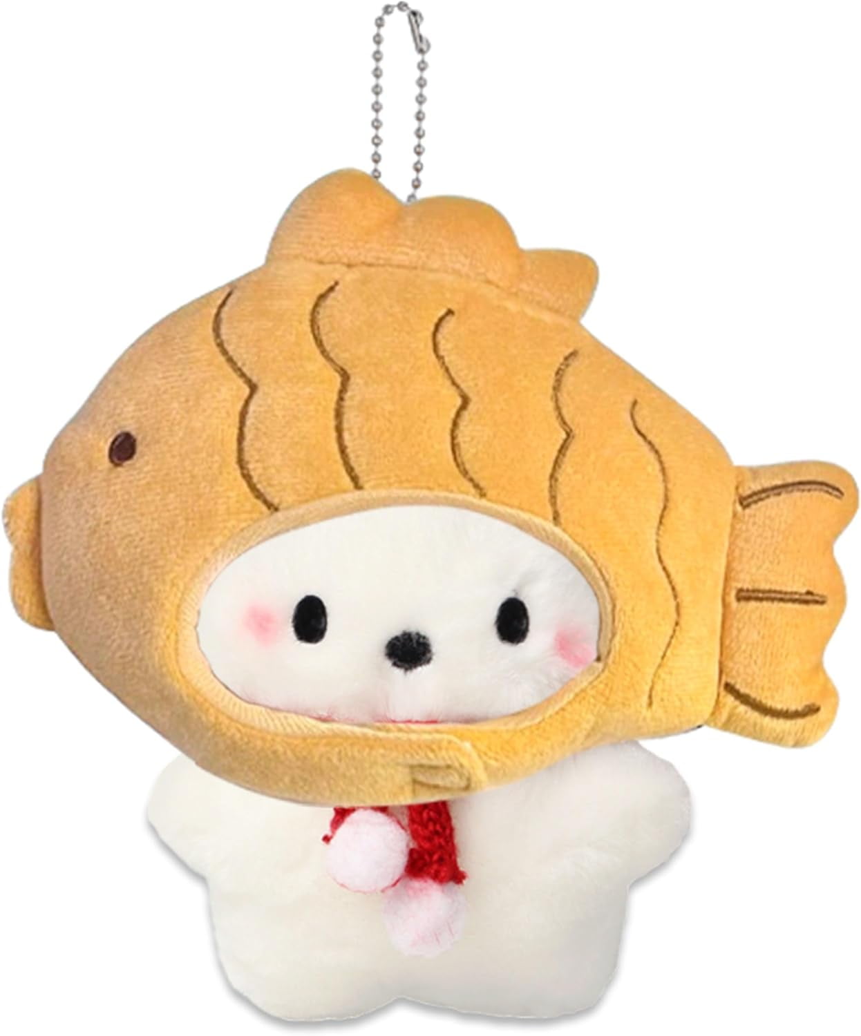 Srix Cartoon Taiyaki Keychain Plush Stuffed Key Chain Cartoon Figure ...