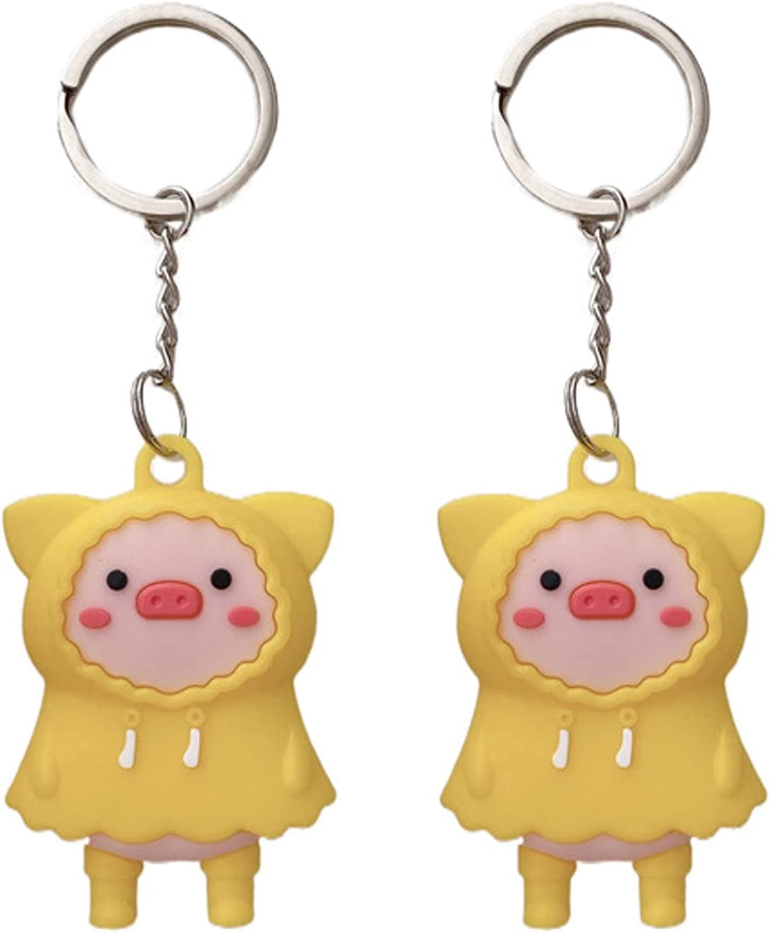 Srix Case for Air Tag, Cute Cartoon Piggy Silicone Cover for AirTags ...