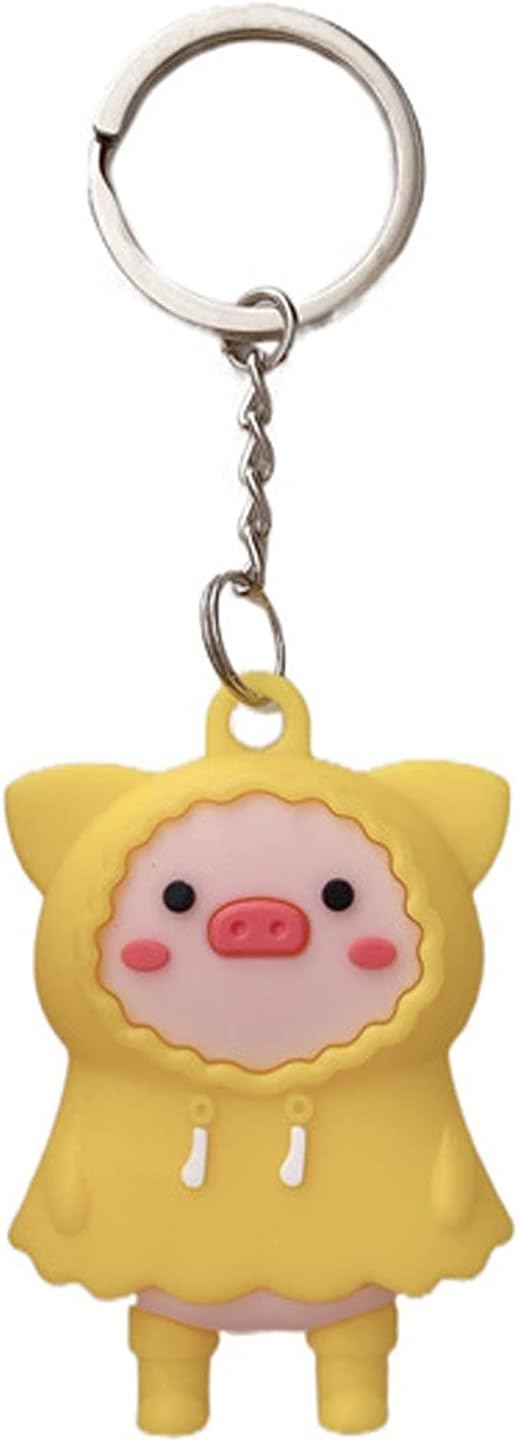 Srix Case for Air Tag, Cute Cartoon Piggy Silicone Cover for AirTags ...