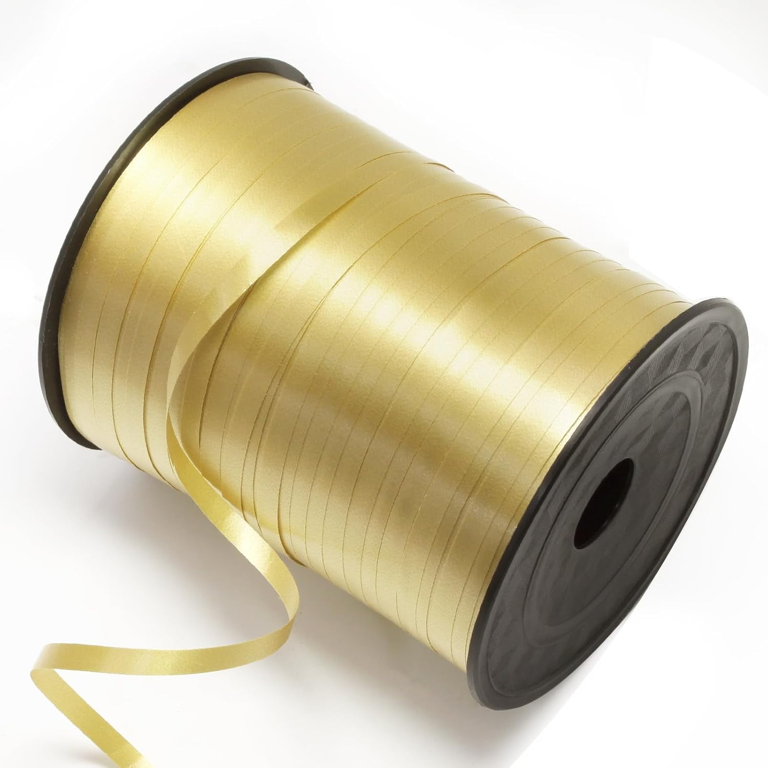 Srix Gold Curling Ribbon, 500 Yards/1 Roll Balloon Ribbon, Plastic Thin Ribbon for Gift Wrapping ...