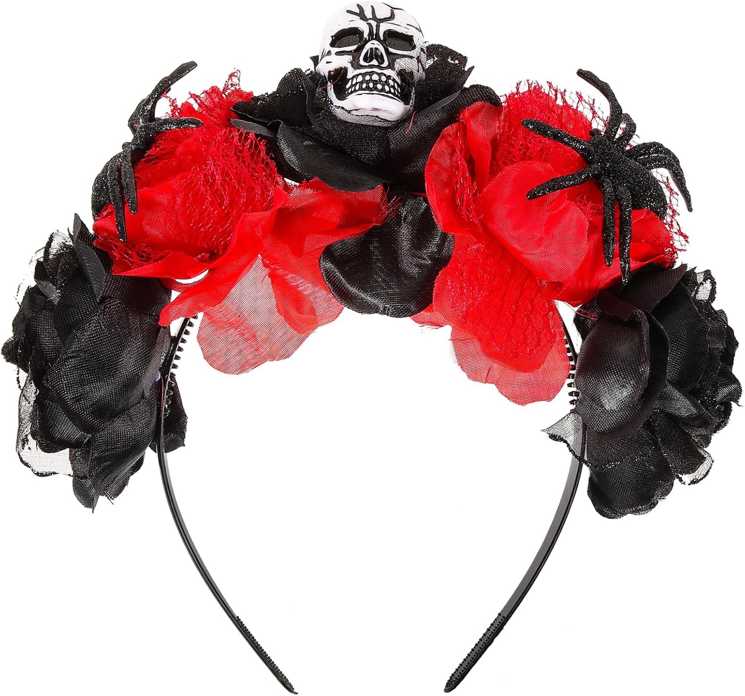 Srix Halloween Headband Day Of The Dead Headband Mexican Rose Crown ...