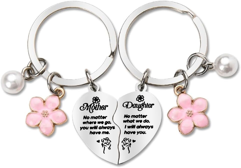 Srix Mom Daughter Gifts Keychains for Women Mother Daughter Matching ...