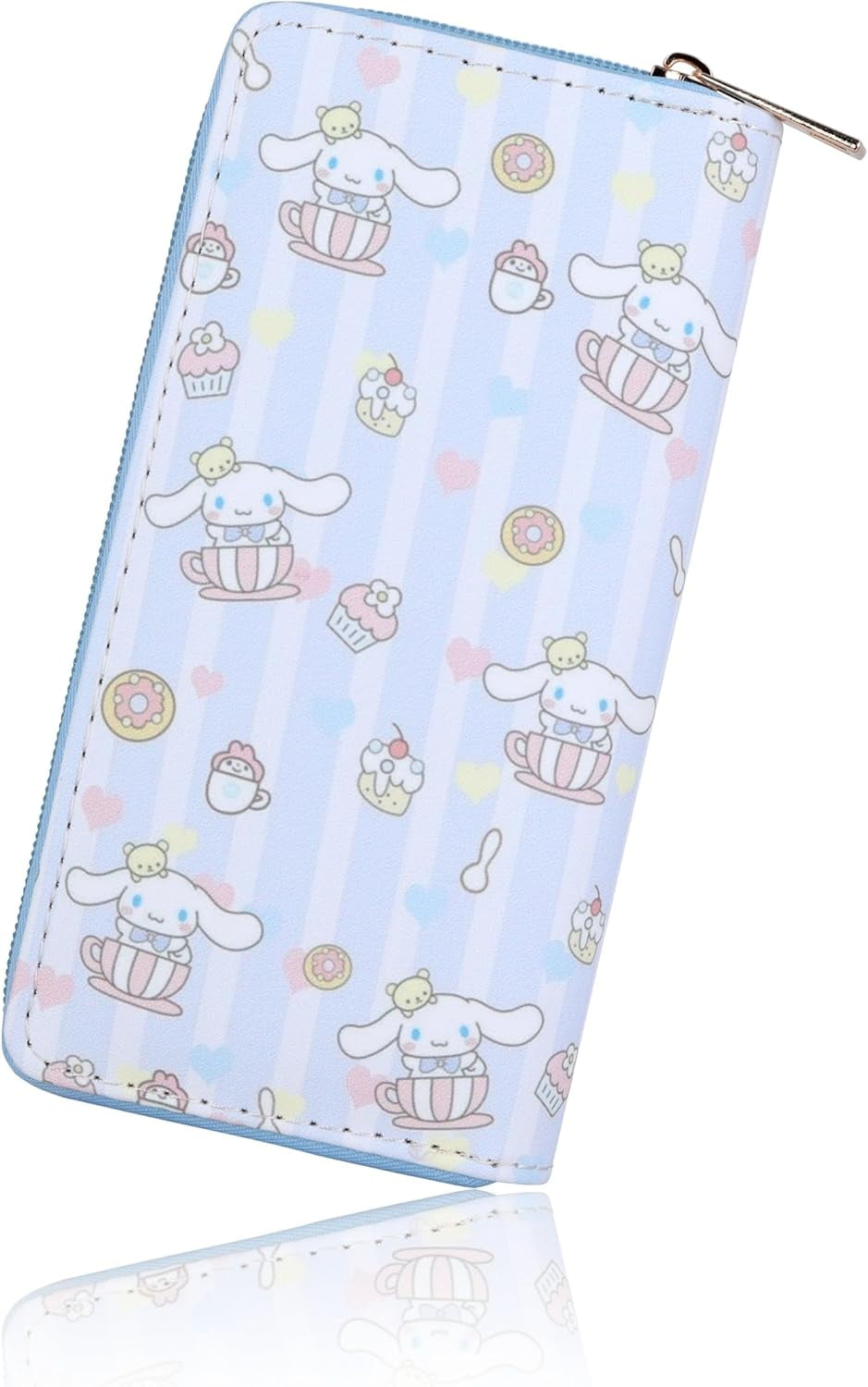 Srix Women's Zip Around Clutch Wallet Cinnamoroll Long Travel Wallet ...