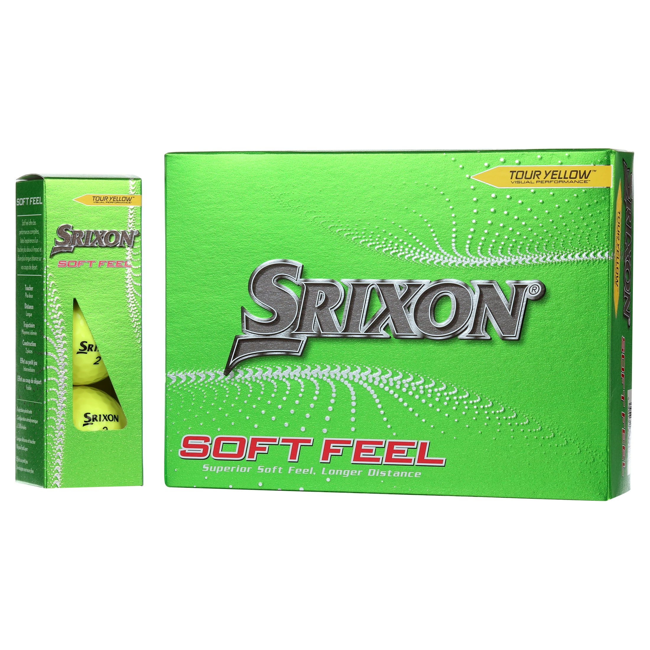 Srixon Soft Feel 13 Tour Yellow Dozen - Walmart.com