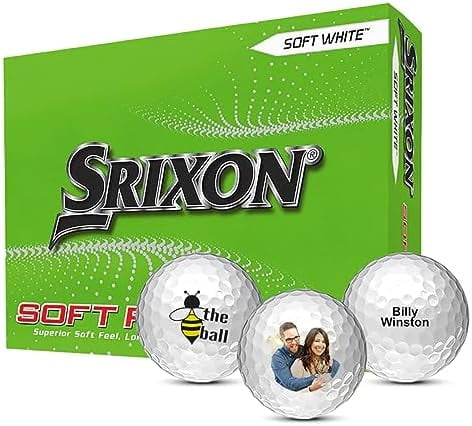 Srixon Soft Feel Golf Balls - Imprint a Design or Logo (Set of 12 ...